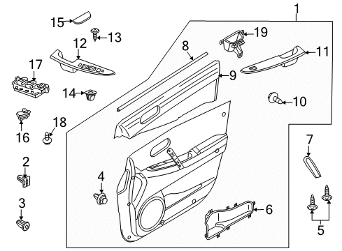 909130213 - Genuine Subaru CLIP GROMMET D8.5