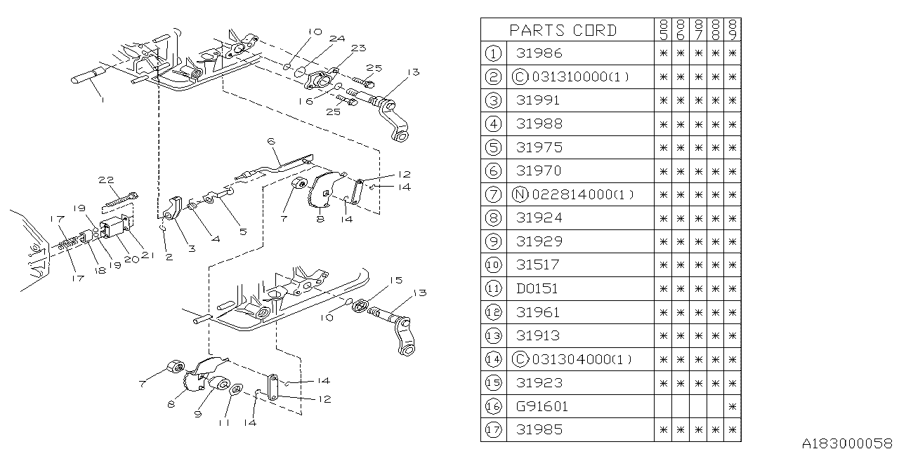 31705AA662 - Genuine Subaru VALVE ASSY CONTROL TM