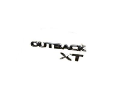 J121SAN030 Genuine Subaru Badge - Xt (Black) - OUTB