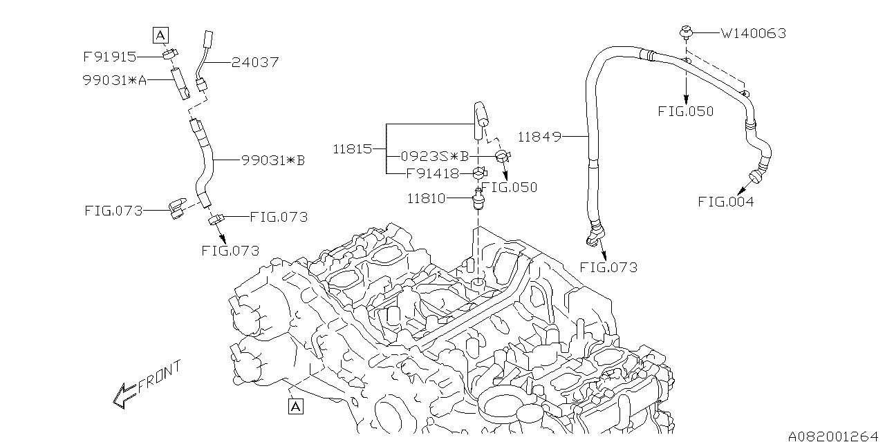 805914180 Genuine Subaru Hose Clamp 14