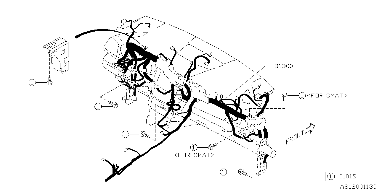 2017 Subaru Impreza Wiring Harness - Instrument Panel