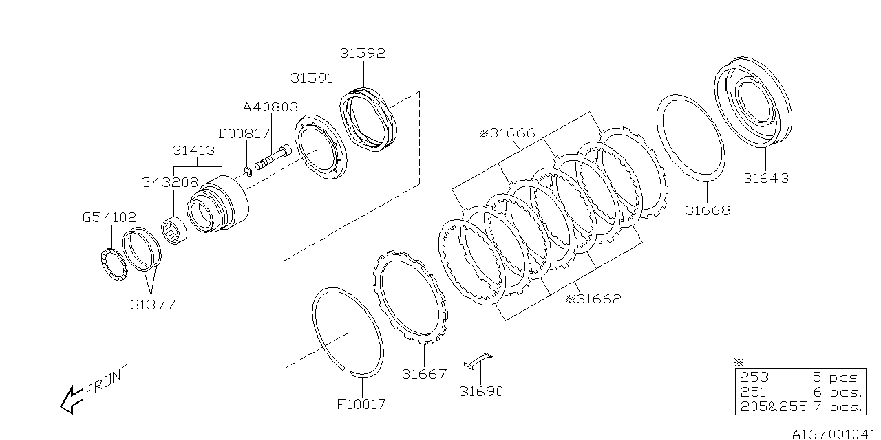 31377AA190 - Genuine Subaru RING SEAL