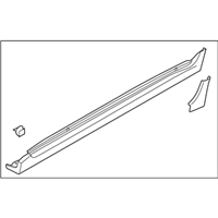 96051FG040NN Genuine Subaru SPOILER ASSY SIDE RH