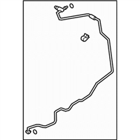 73431AJ05A Genuine Subaru Pipe EVAPORATOR Cooling