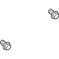 98258AL000 Genuine Subaru Air Bag Clip