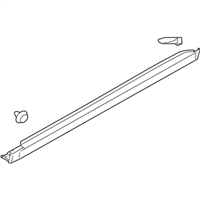 91112AL56A Genuine Subaru GARNISH ASSEMBLY SIDE SIL