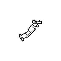 44614AA000 Genuine Subaru Joint Pipe Assembly Exhaust Rear