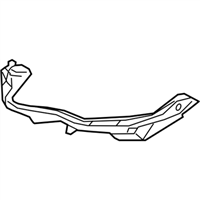 57707FJ001 Genuine Subaru BRACKET FRONT BUMPER CORNER REAR