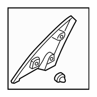 65250FJ000 Genuine Subaru Cover A Pillar Assembly RH