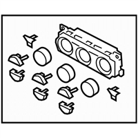 72311FJ040 Genuine Subaru HEATER CONTROL ASSY A D
