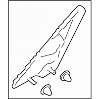 65250SG000 Genuine Subaru Cover Assembly A Pillar Rear