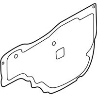 61244AL02A Genuine Subaru SEALING COVER FRONT DOOR