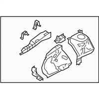 51609FJ0209P Genuine Subaru Wheel Apr SUBCP Front RH