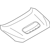 57229VA0009P Genuine Subaru Front Hood Panel