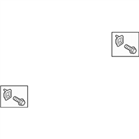 94072AL01AVH Genuine Subaru HOOK LUGGAGE