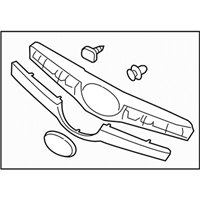 91121SG050 Genuine Subaru Front Grille Assembly Center