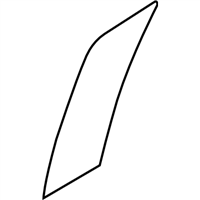 91163AJ03A Genuine Subaru PROTECTOR PAD LH