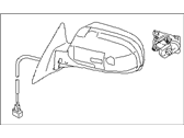 91036AJ051 Genuine Subaru Rear View Mirror Unit LH